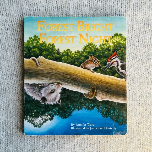 Pottery Barn Kids | Other | Forest Bright Forest Night Baby Board Book Jennifer Ward | Poshmark